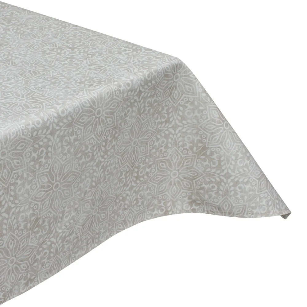 Hesperia Sandstone Acrylic Wipe Clean Tablecloth