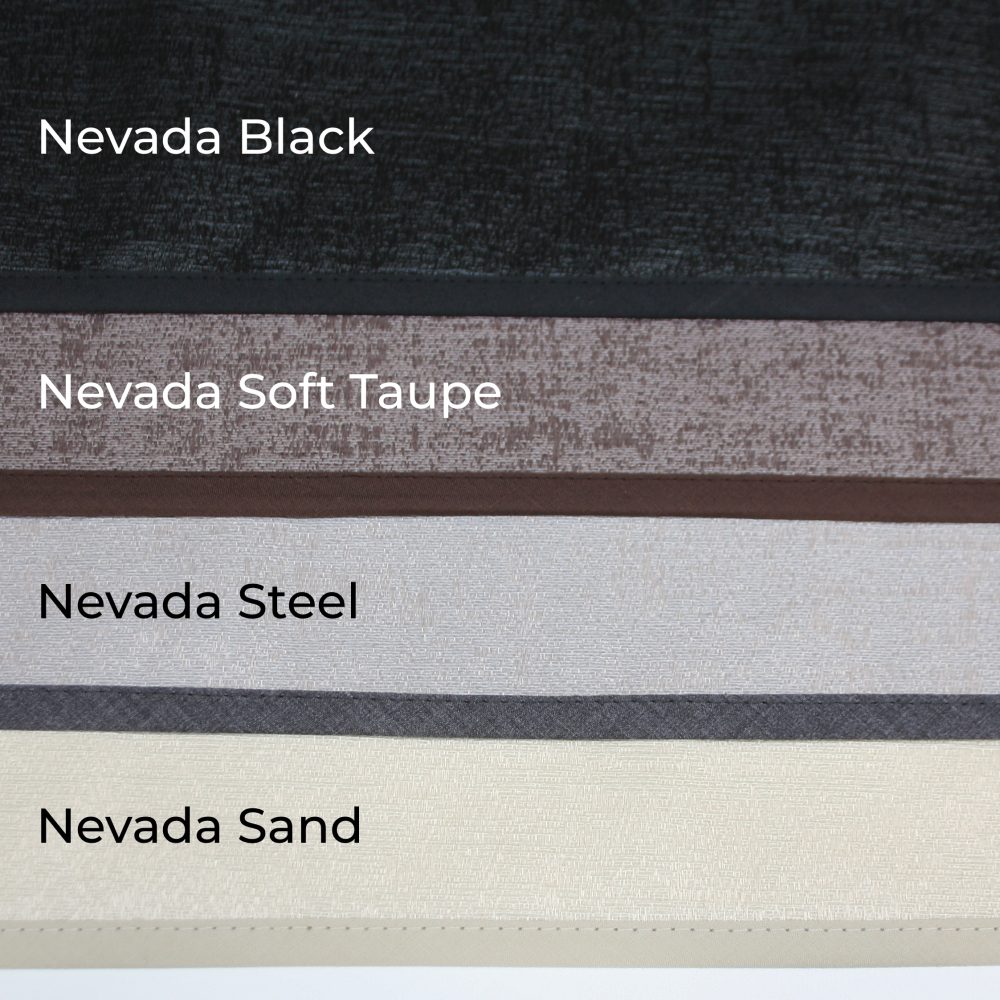 Nevada Steel Grey Plain Textured Acrylic Coated Tablecloth