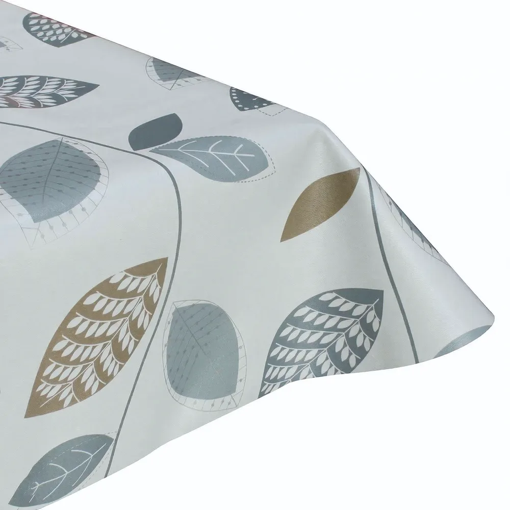Stockholm Leaves Wipeable Vinyl Tablecloth - Simply Tablecloths